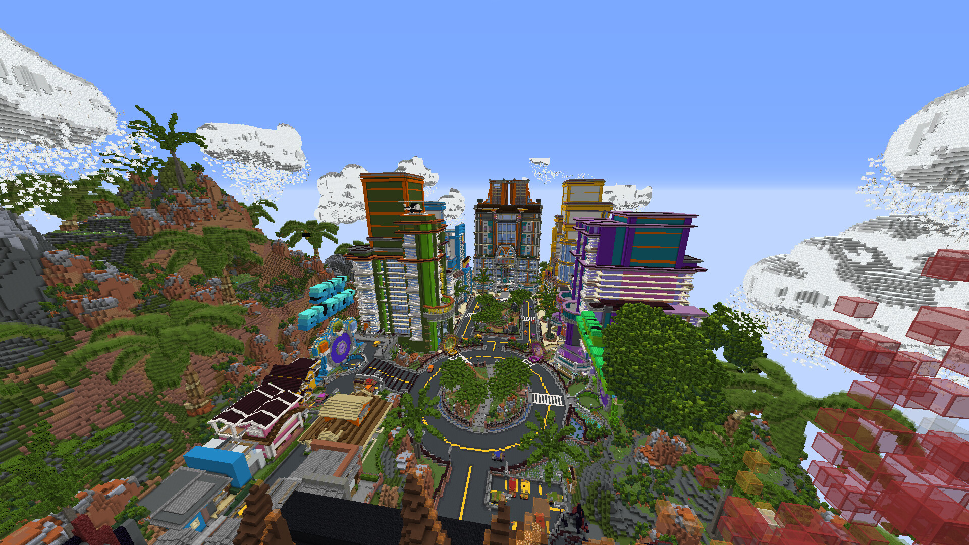 Jungle City Spawn Minecraft Map