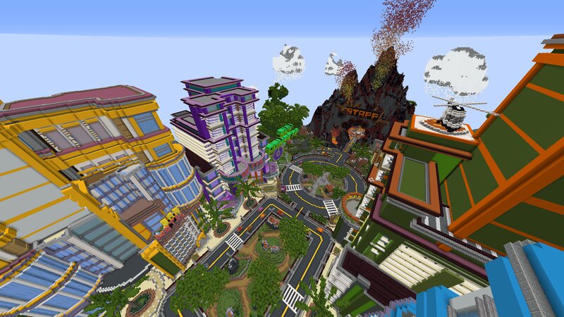 Jungle City Spawn Minecraft Map