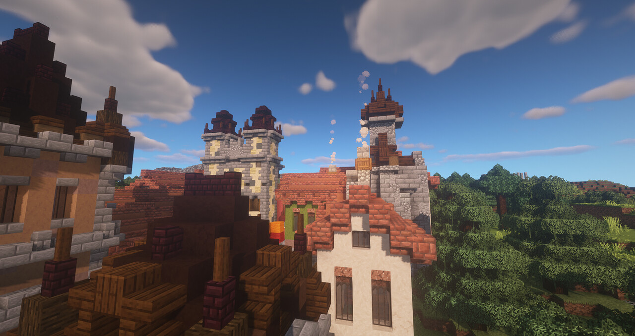 AOR, small version medieval of Prague Minecraft Map