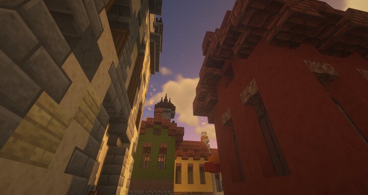 AOR, small version medieval of Prague Minecraft Map