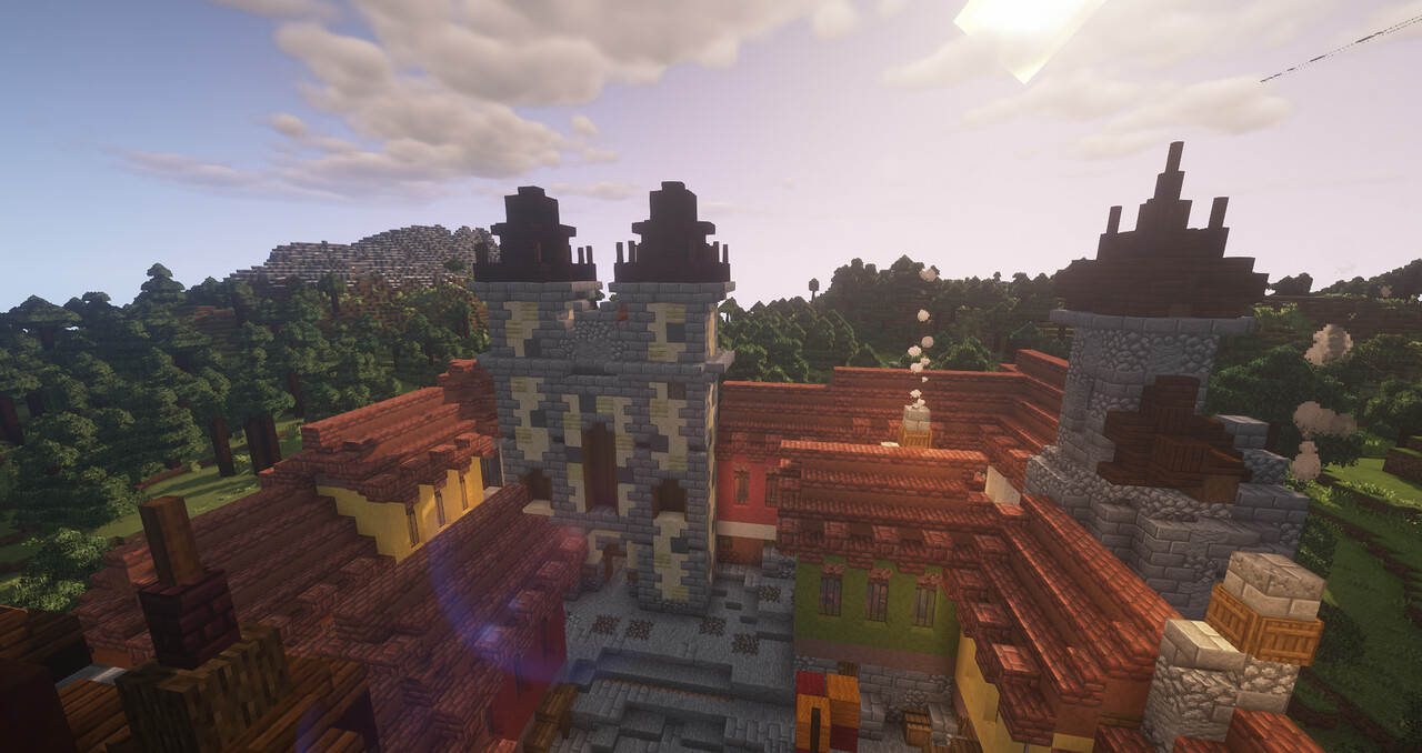 AOR, small version medieval of Prague Minecraft Map