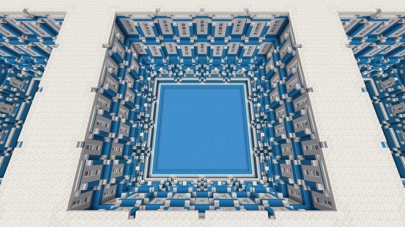 Blue City Build Battle Arena Minecraft Map