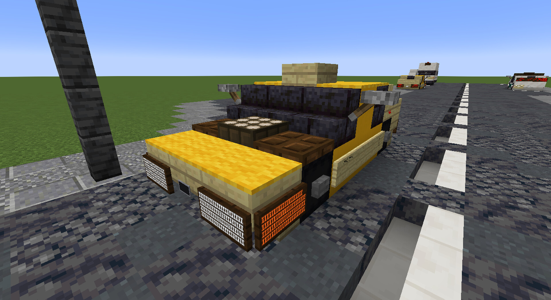 2004 Ford Crown Victoria Taxi Livery 1:5:1 Scale Minecraft Map