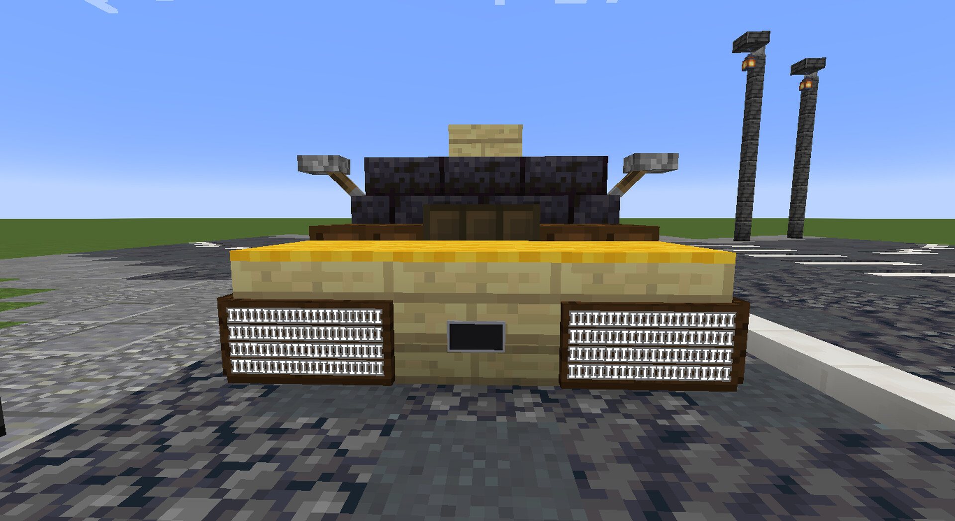 2004 Ford Crown Victoria Taxi Livery 1:5:1 Scale Minecraft Map