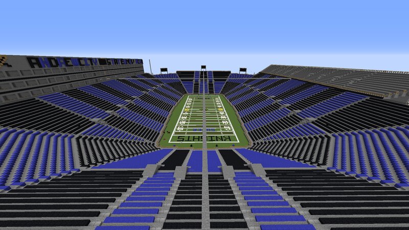 Standard College Football Stadium Minecraft Map