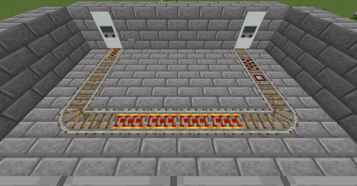 'Clean' Design Minecart Station Minecraft Map