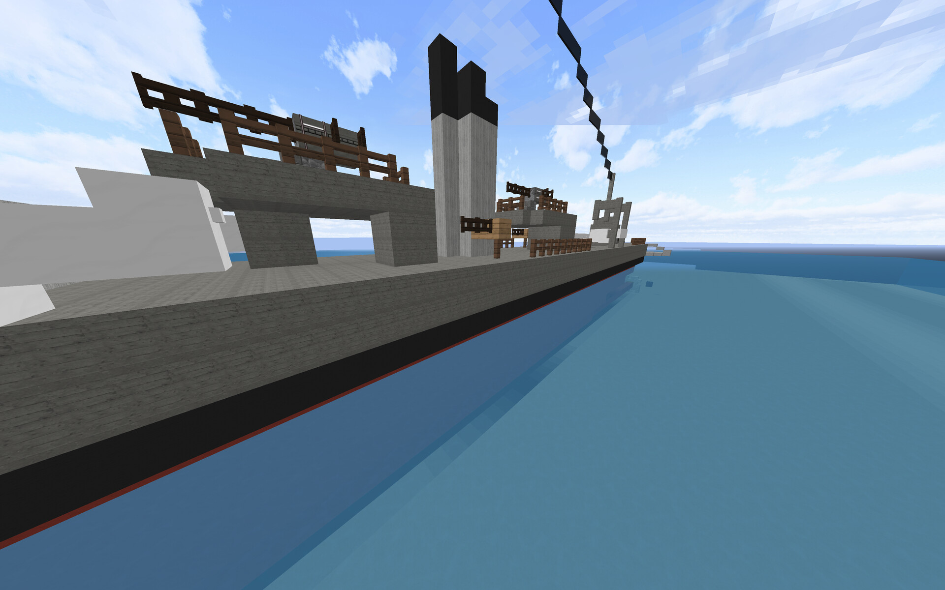 German WW1 Destroyer V-170 Minecraft Map