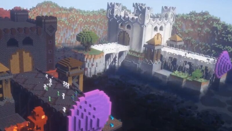 Universal Castle Battle Minecraft Map