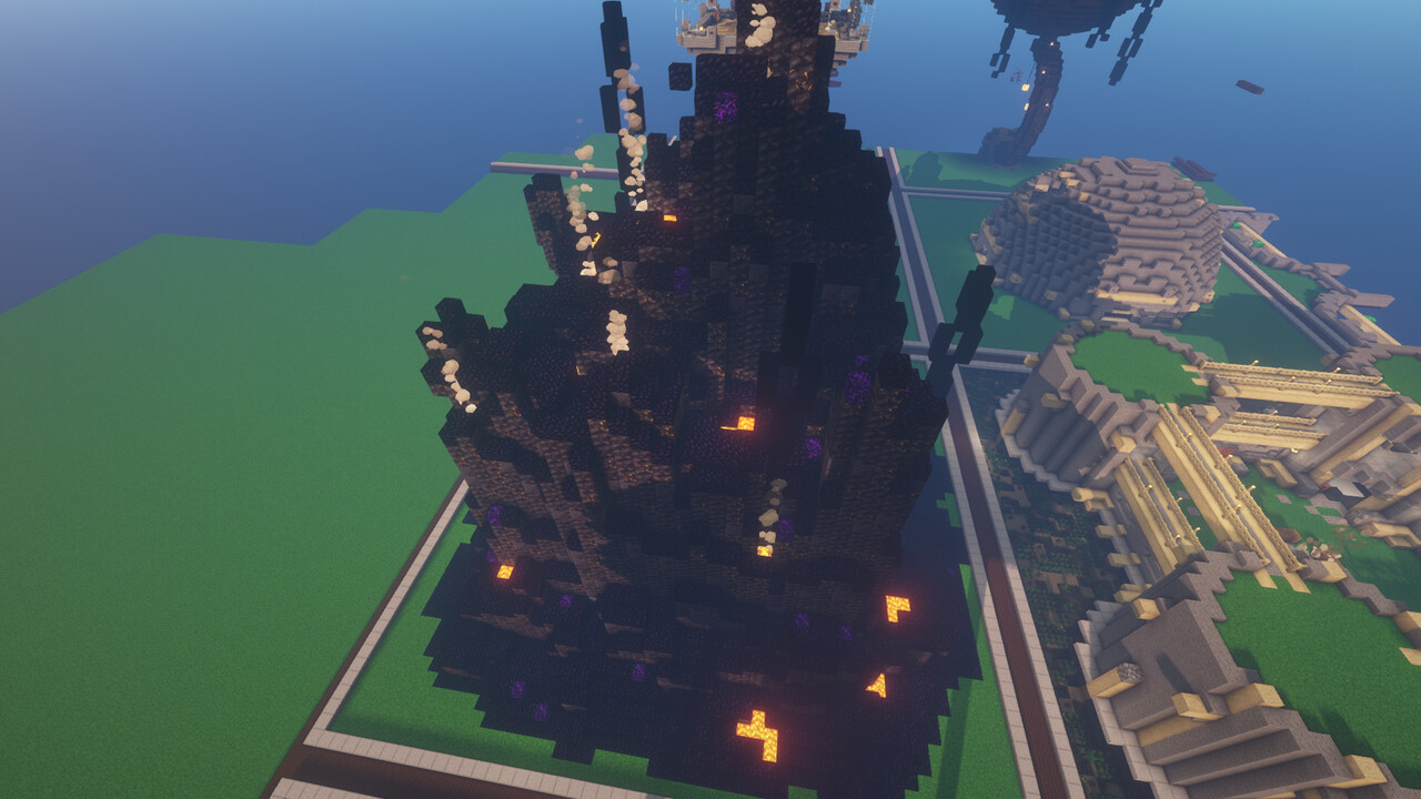 Volcano Base 2 Minecraft Map