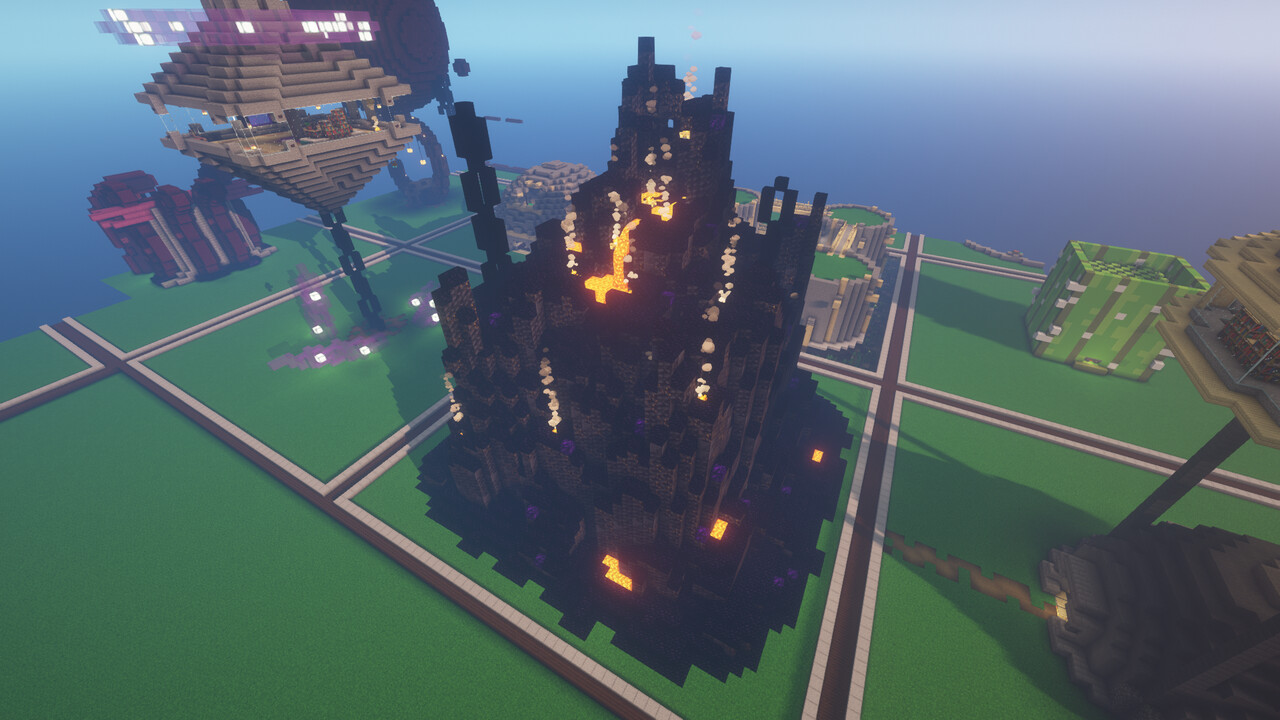 Volcano Base 2 Minecraft Map