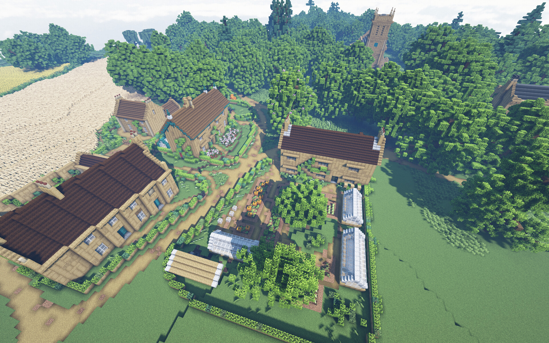 Richardson & Sons greengrocers, Edensor Minecraft Map