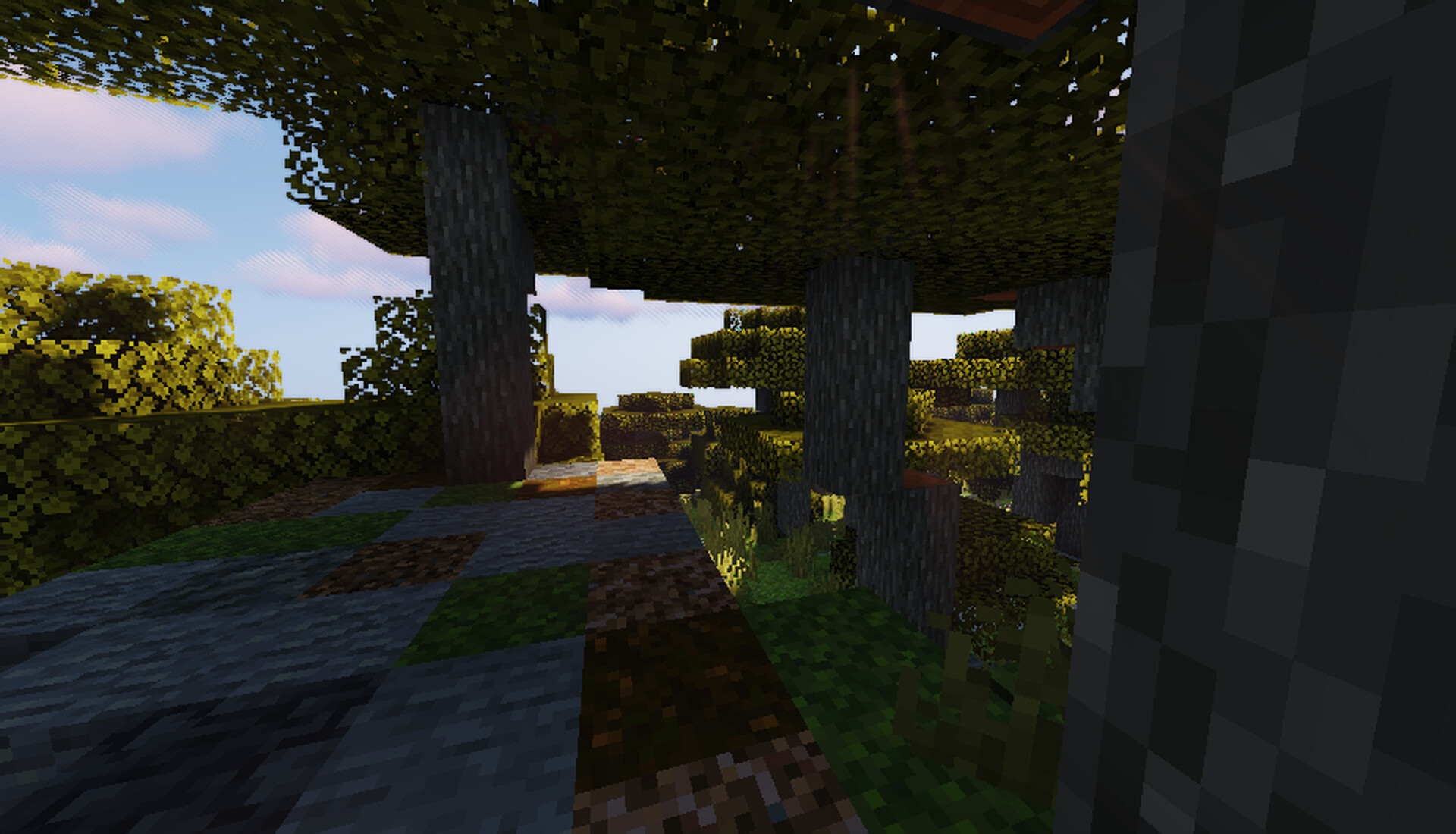 Mossy savannah (building base) Minecraft Map