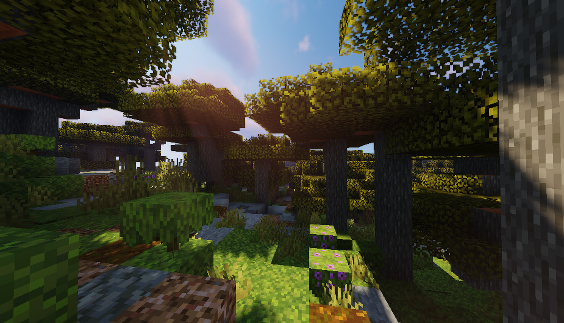 Mossy savannah (building base) Minecraft Map