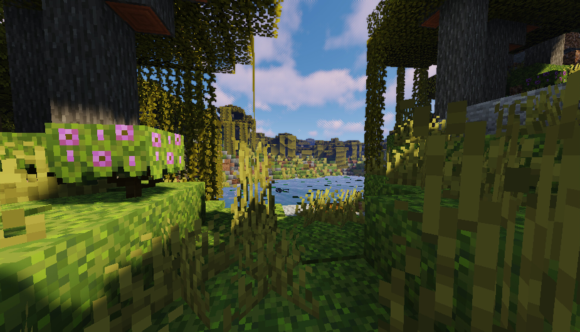 Mossy savannah (building base) Minecraft Map