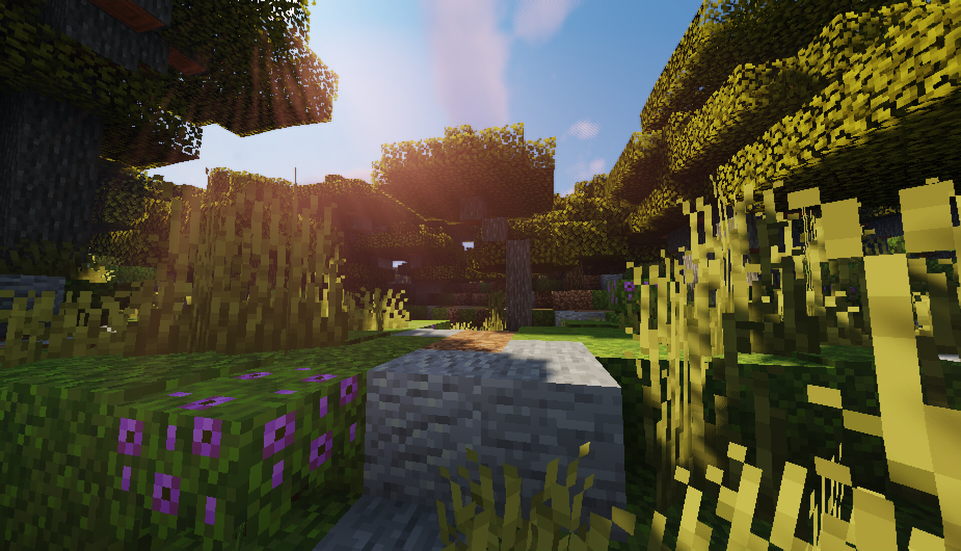 Mossy savannah (building base) Minecraft Map