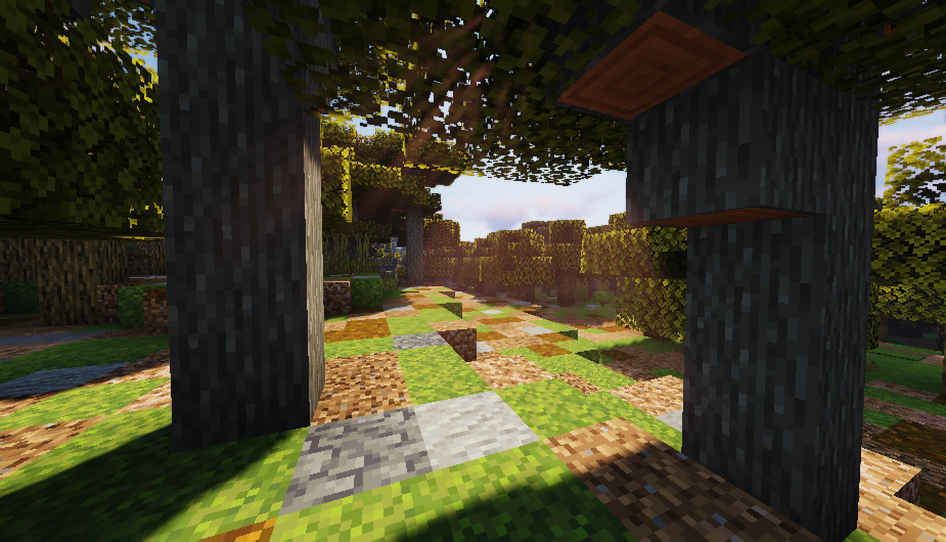 Mossy savannah (building base) Minecraft Map