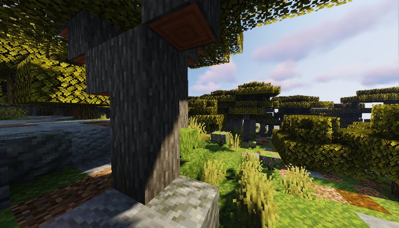 Mossy savannah (building base) Minecraft Map