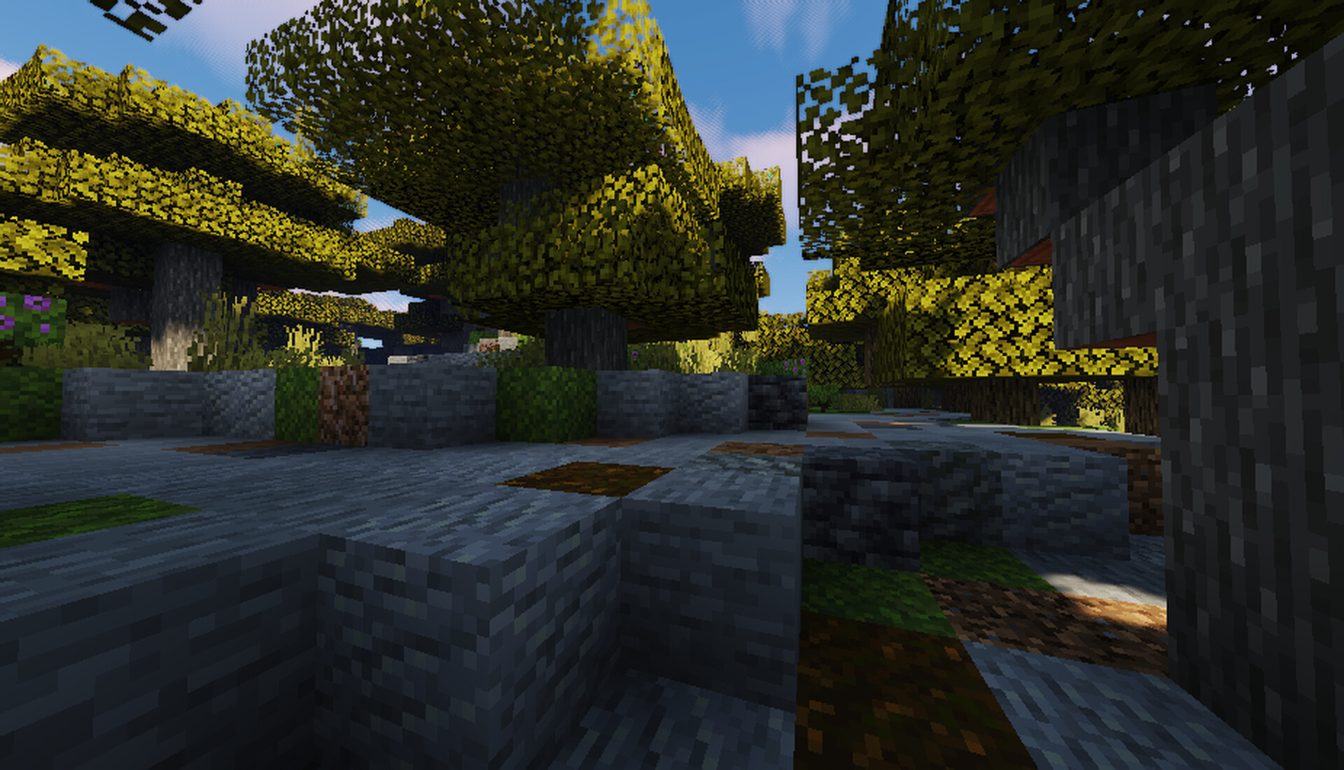 Mossy savannah (building base) Minecraft Map