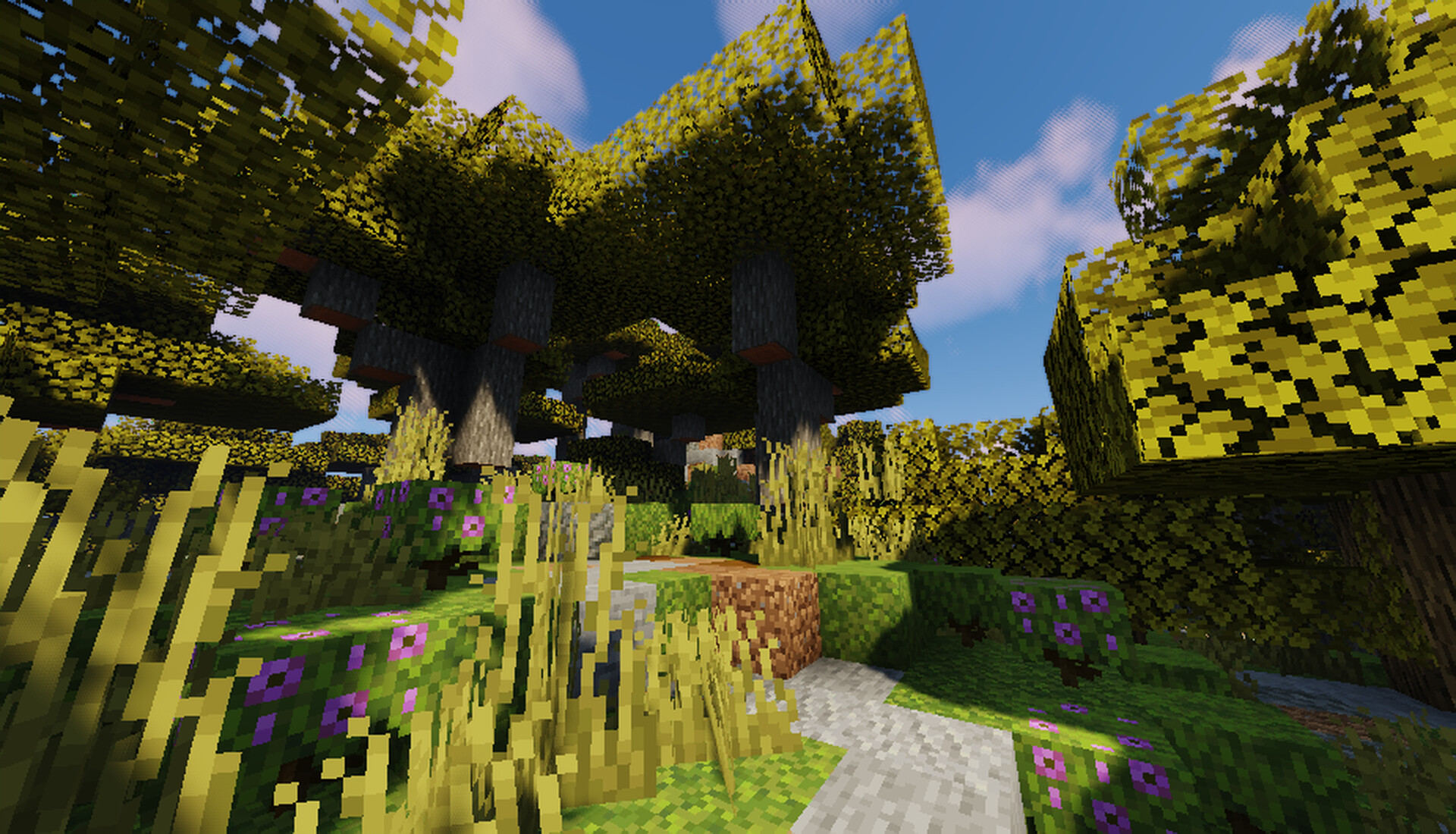 Mossy savannah (building base) Minecraft Map