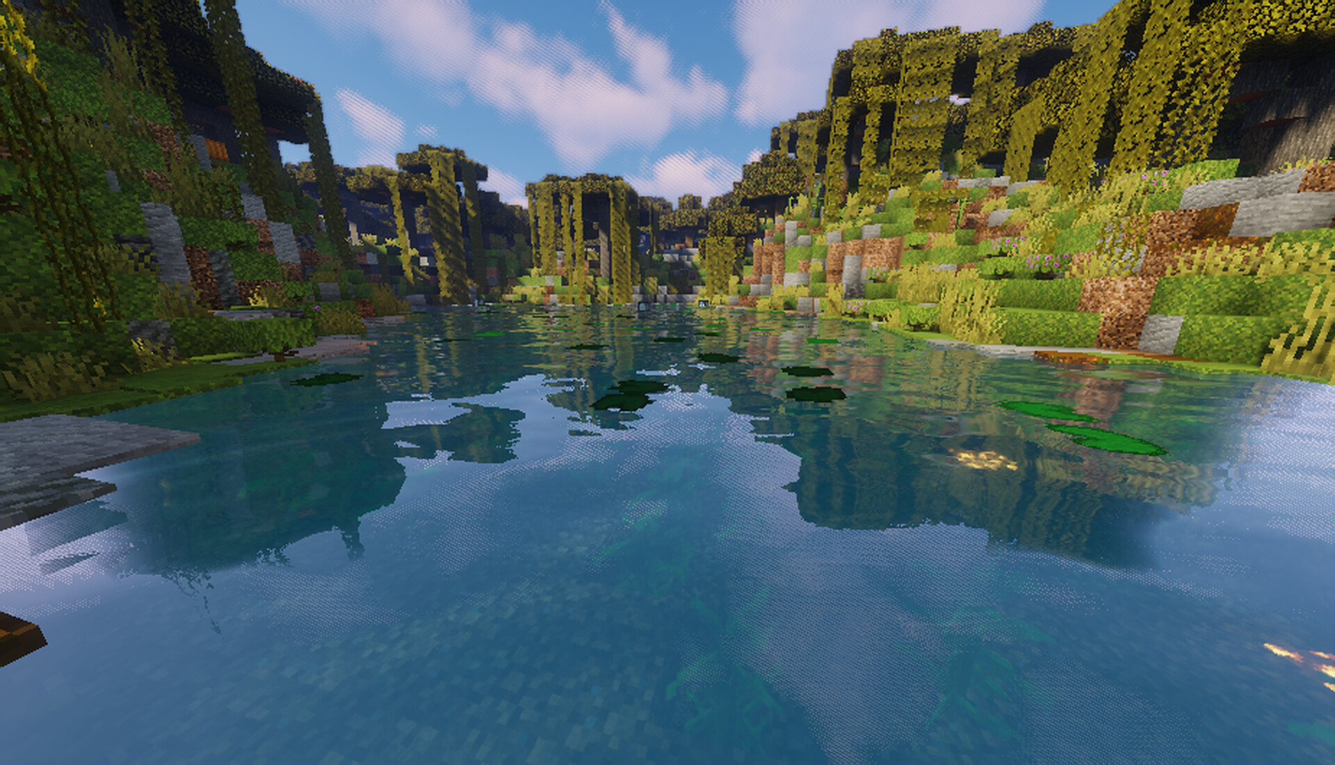 Mossy savannah (building base) Minecraft Map