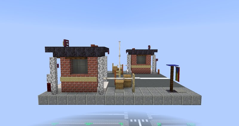 Tropico 6 Security Checkpoint Minecraft Map