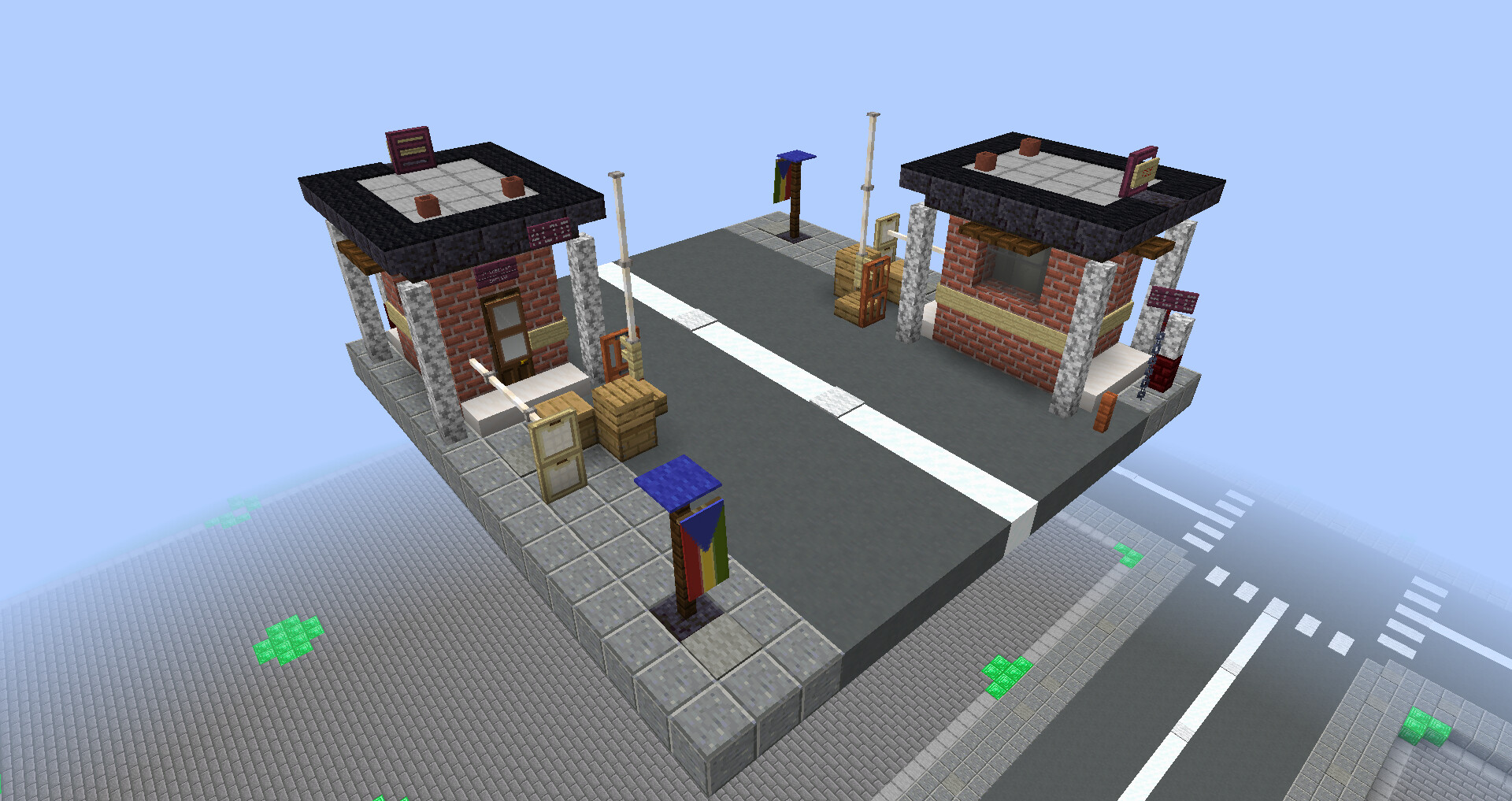 Tropico 6 Security Checkpoint Minecraft Map