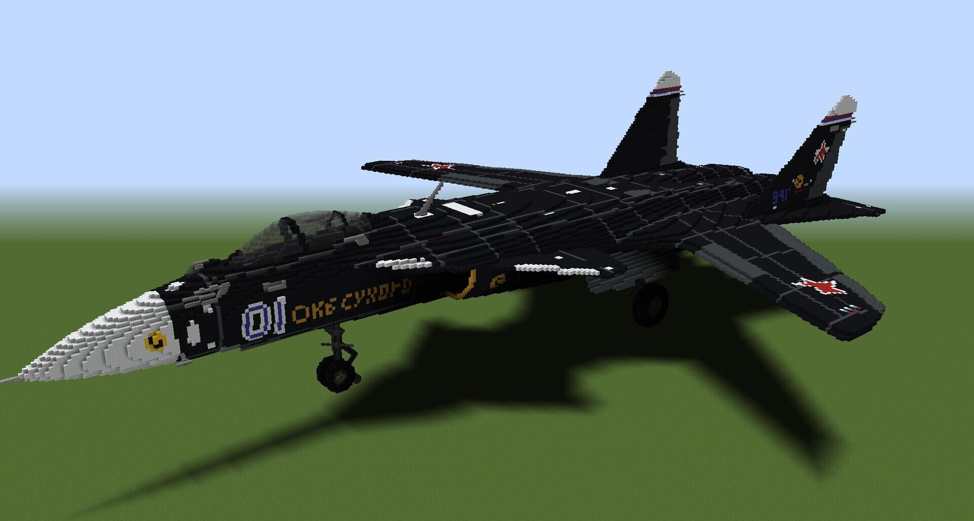 Sukhoi Su-47 Minecraft Map