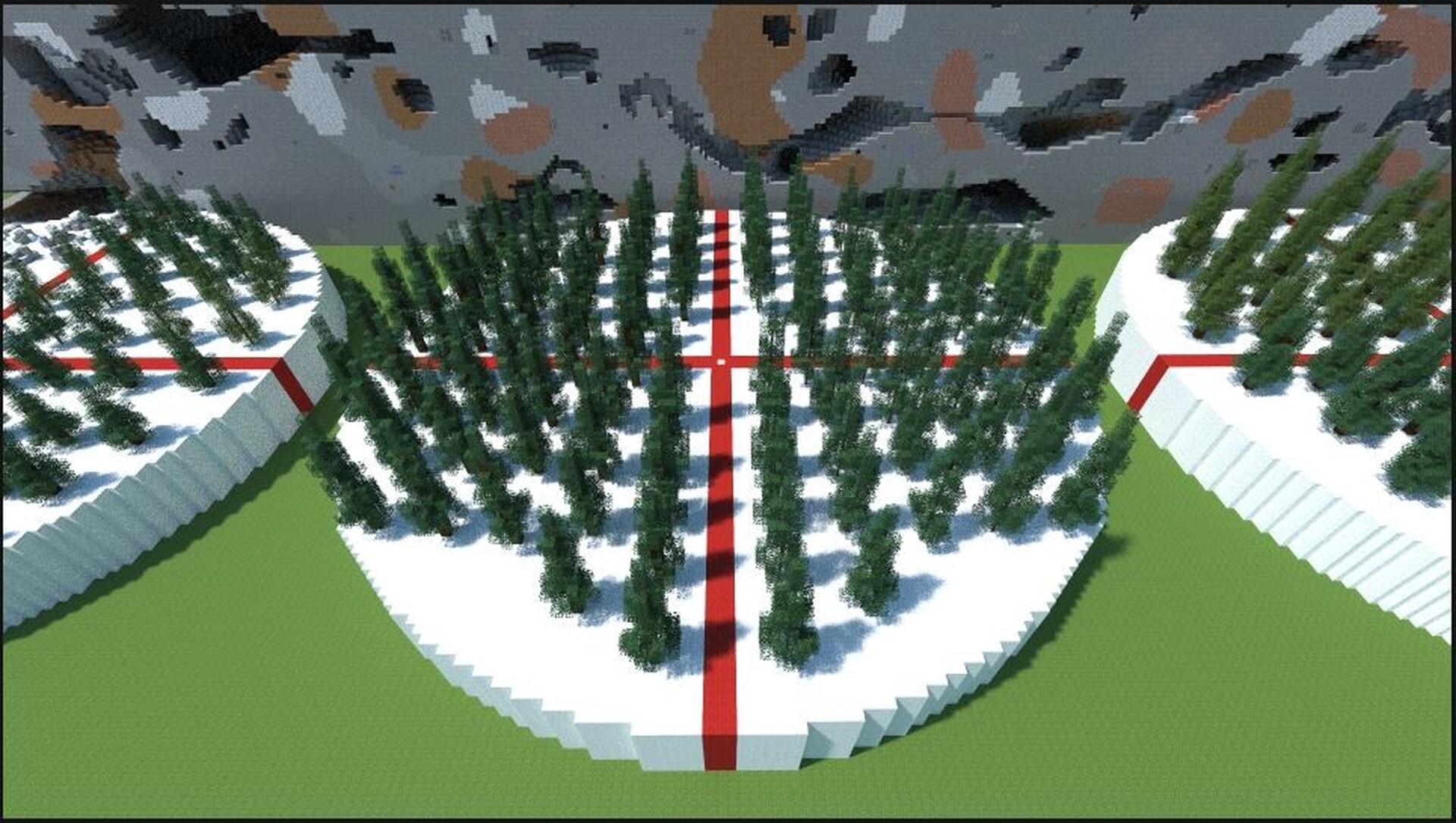 Spruce Forest Schematics and Example Showcase Minecraft Map