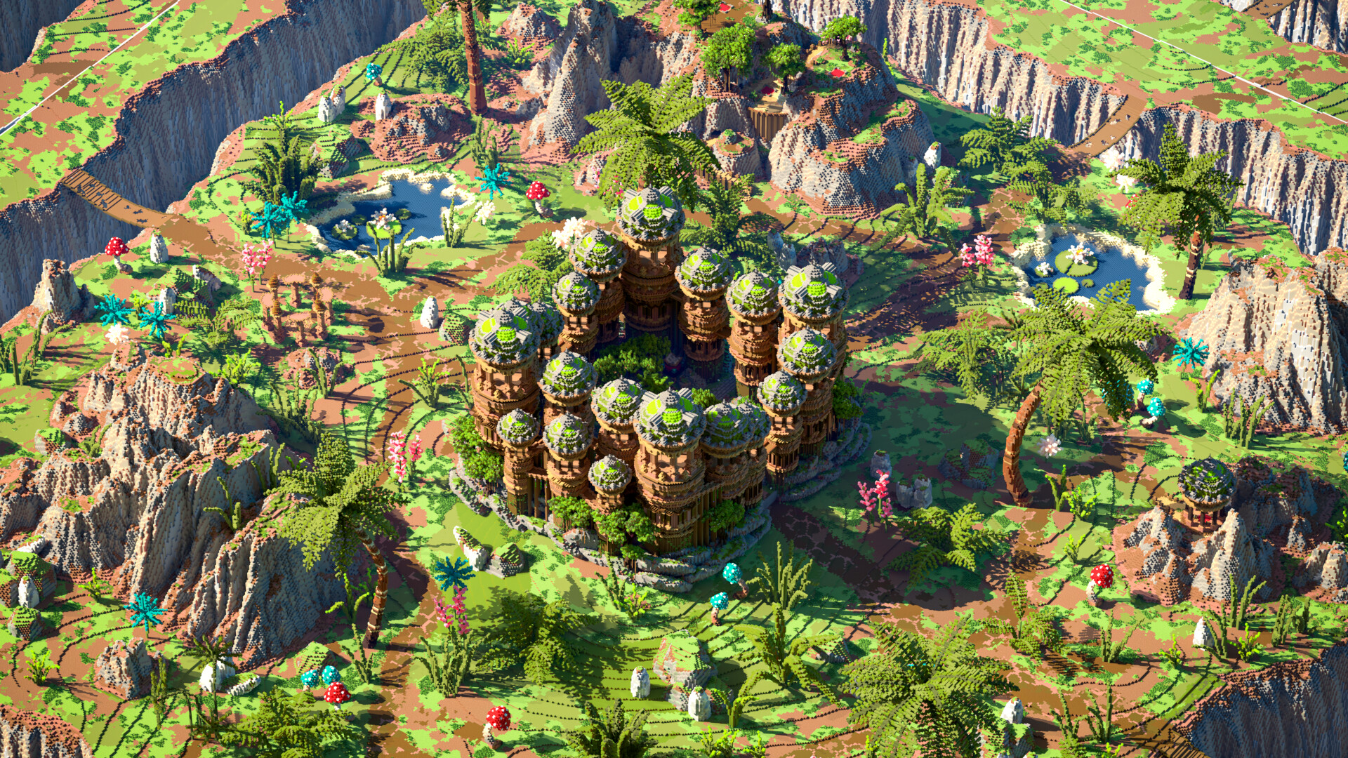 Jungle Spawn + Warzone by Isuiz Minecraft Map