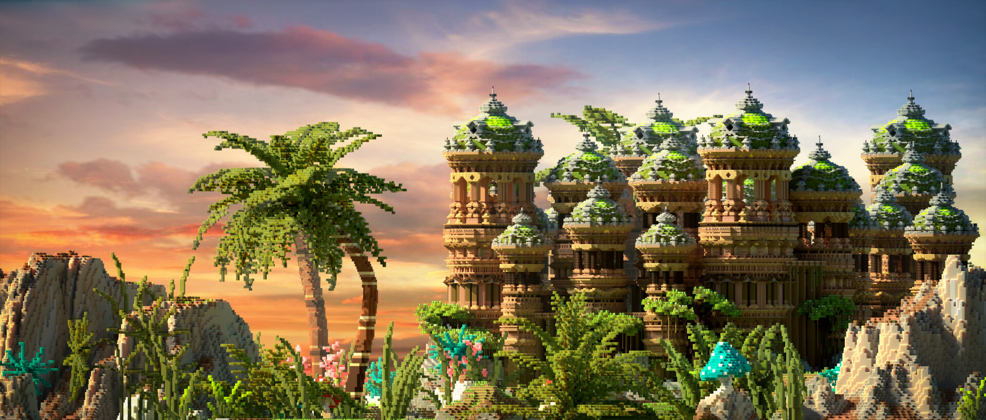 Jungle Spawn + Warzone by Isuiz Minecraft Map