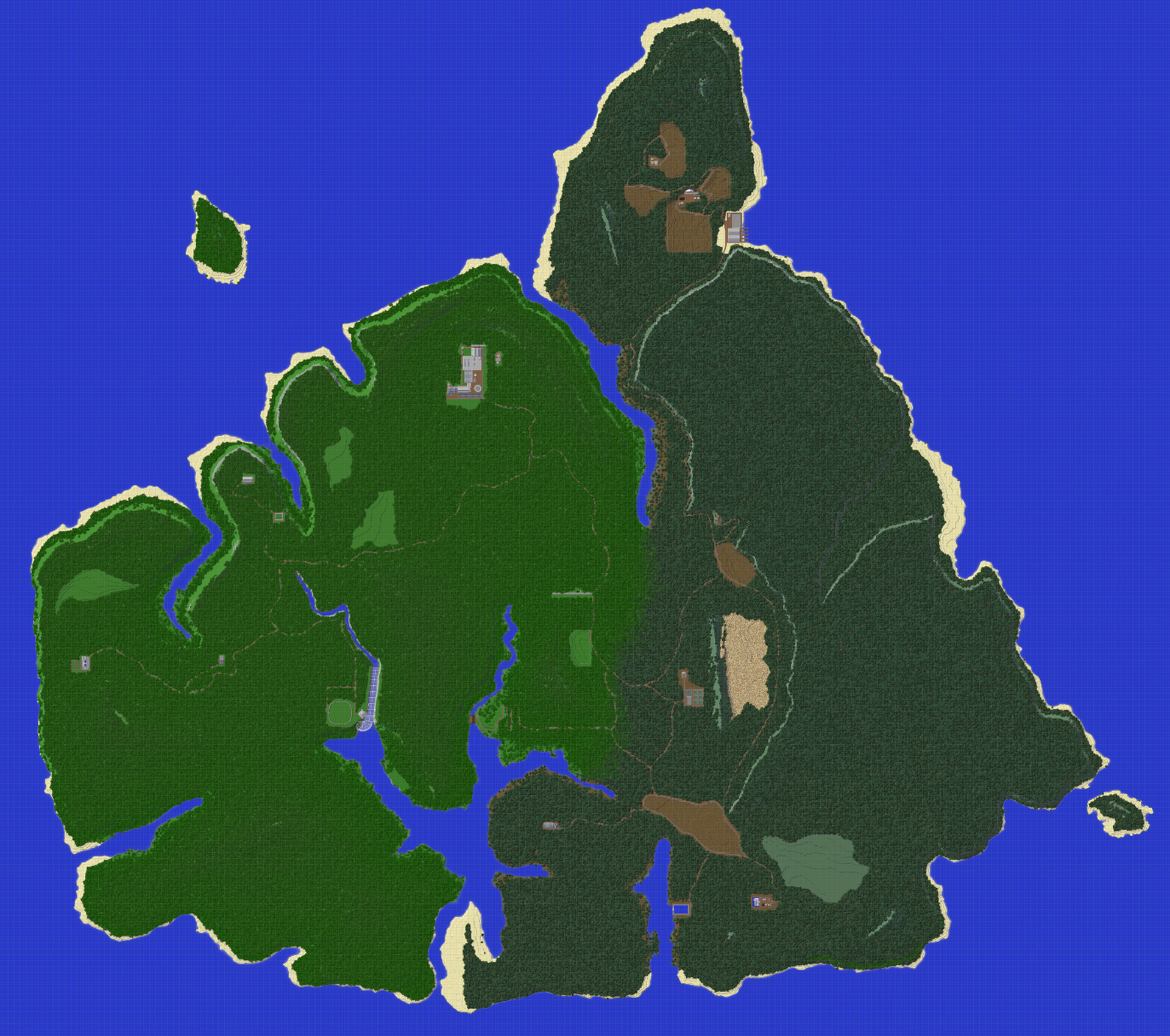 Isla Sorna (Beta Version) Minecraft Map