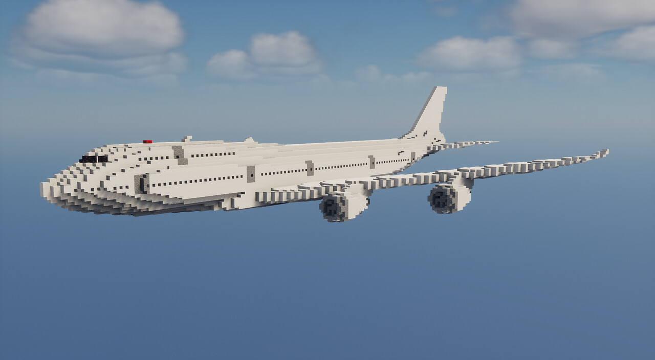 Boeing 747-8I - 1.5:1 Scale Minecraft Map