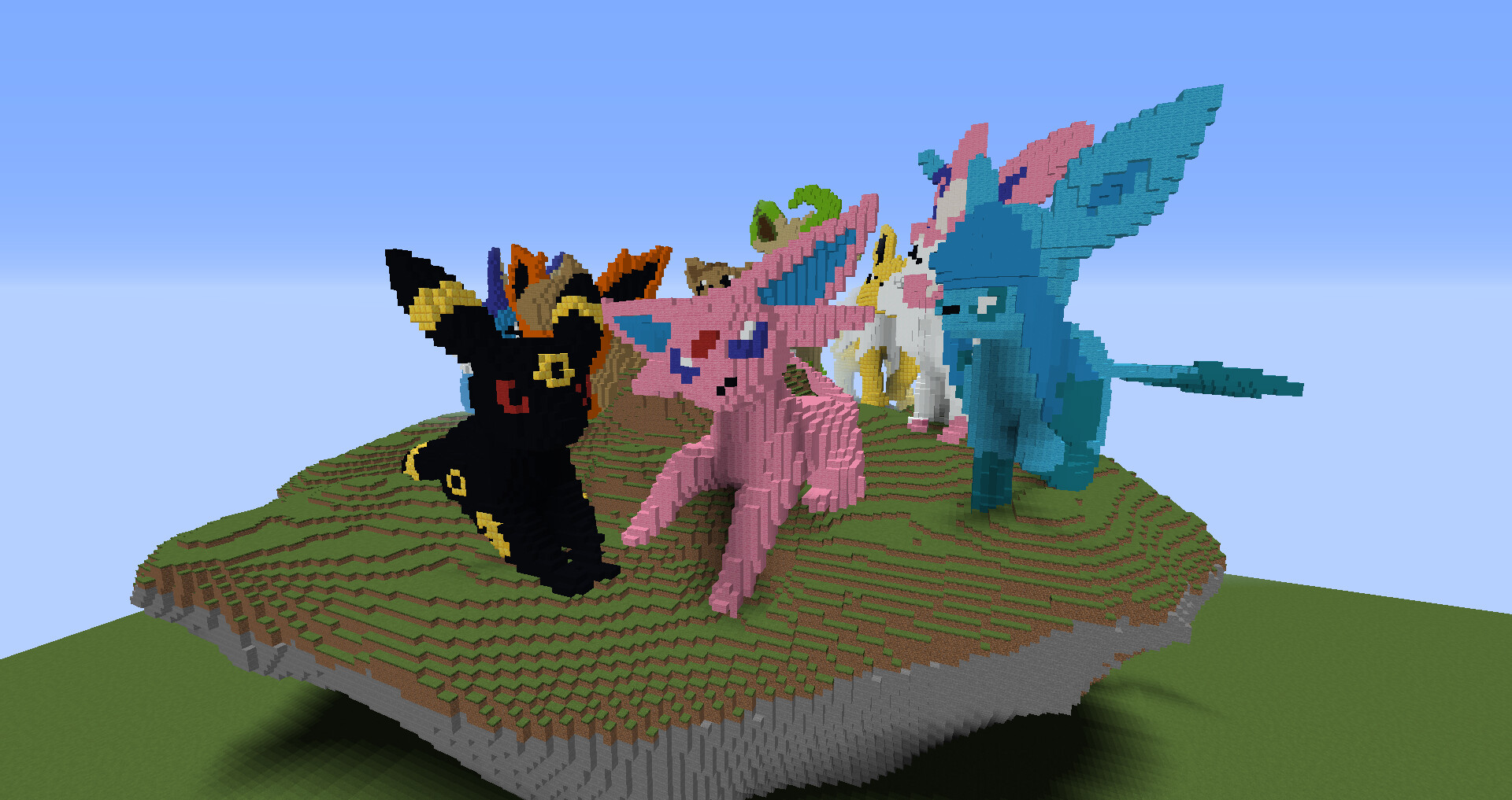 Eeveelutions Minecraft Map