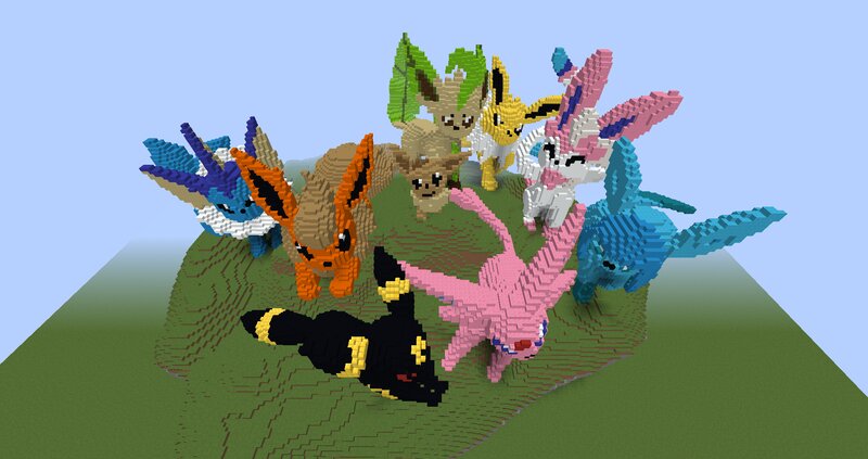 Eeveelutions Minecraft Map