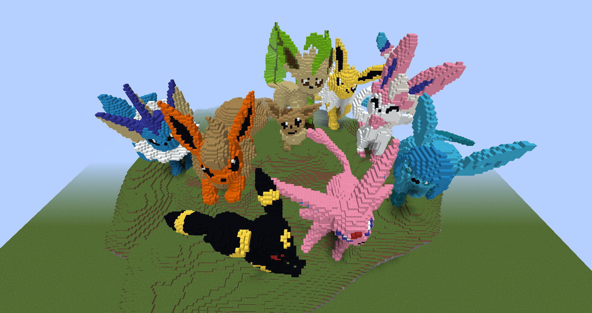 Eeveelutions Minecraft Map