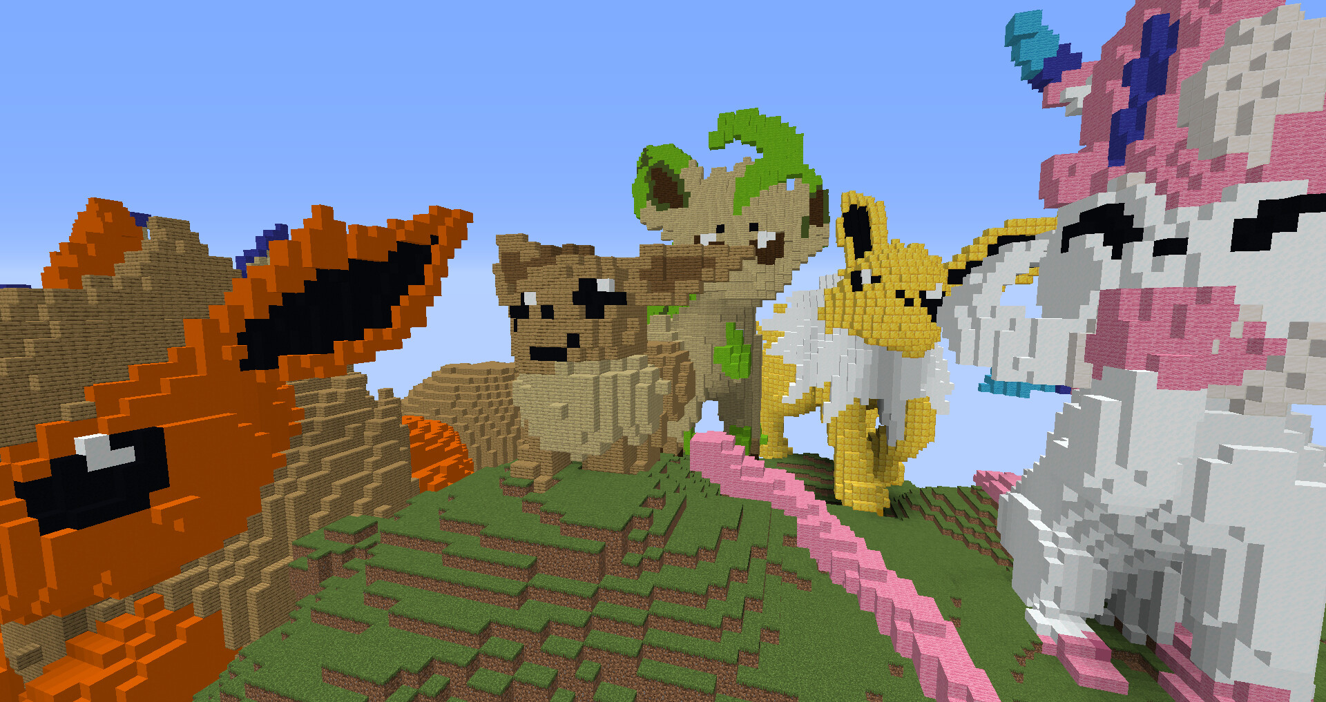 Eeveelutions Minecraft Map