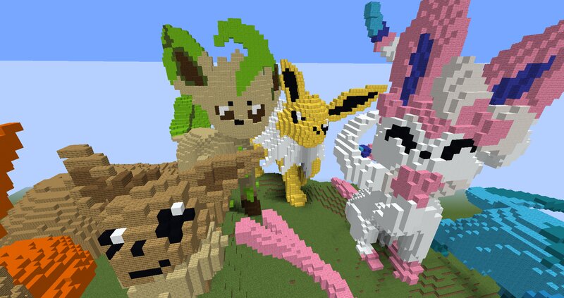 Eeveelutions Minecraft Map