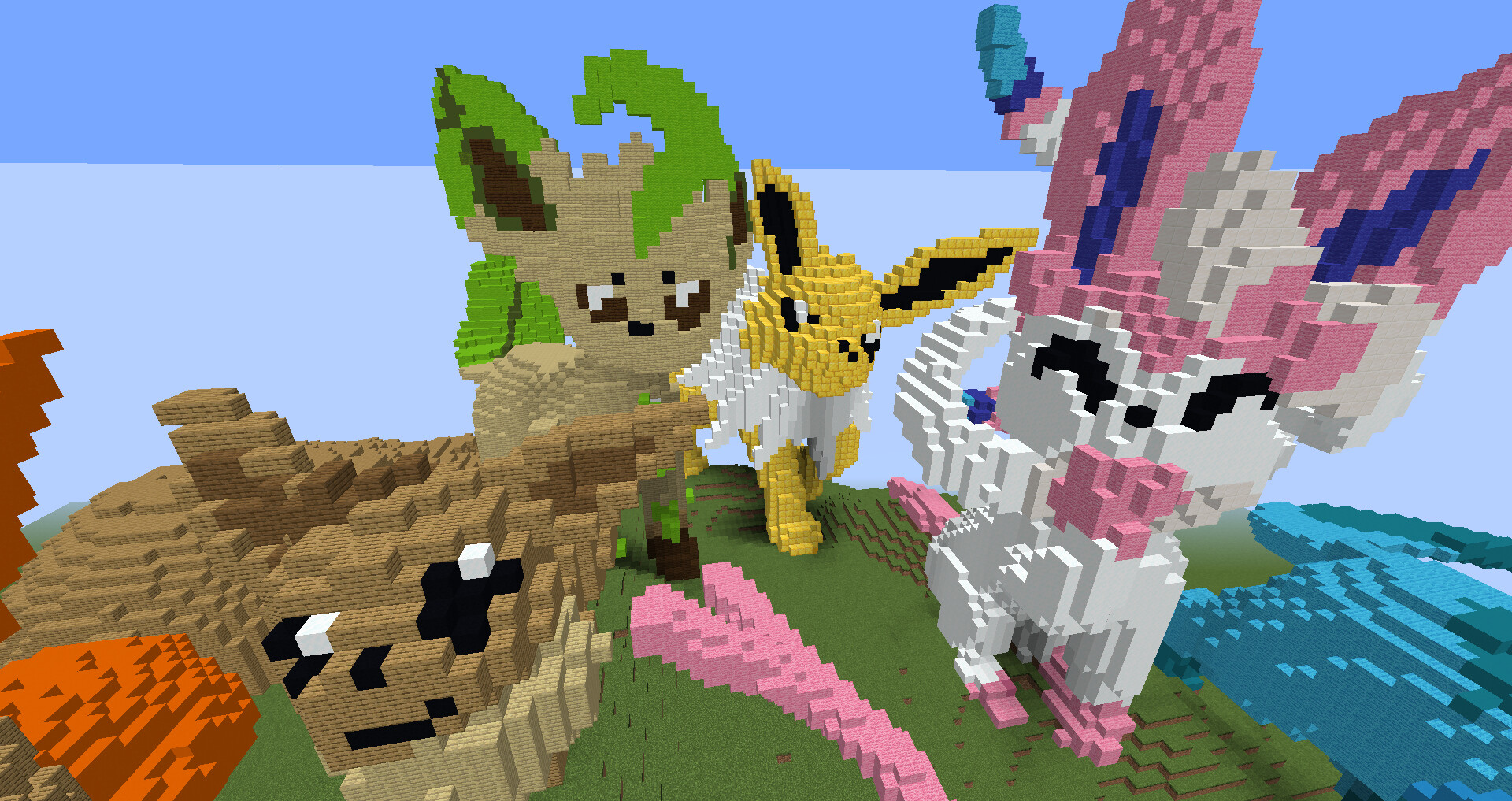 Eeveelutions Minecraft Map