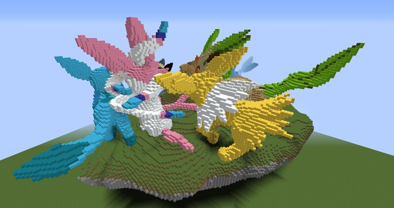 Eeveelutions Minecraft Map