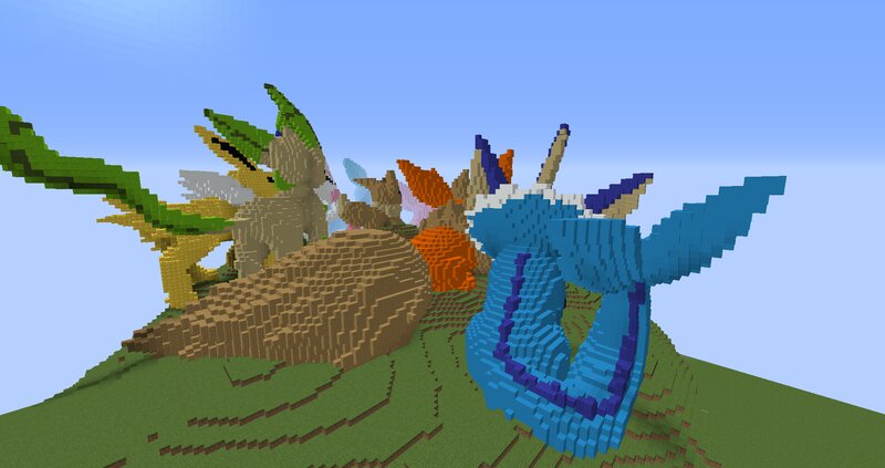 Eeveelutions Minecraft Map
