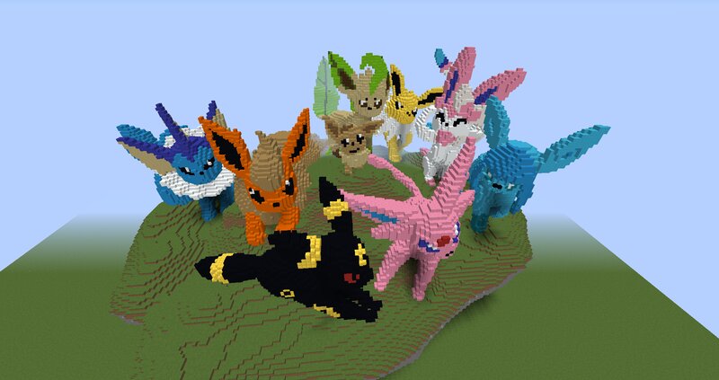 Eeveelutions Minecraft Map