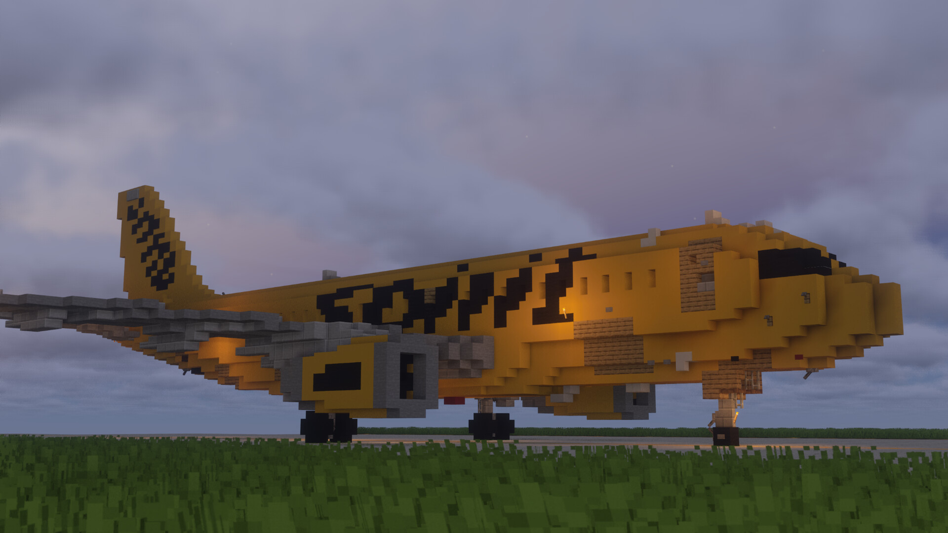 Spirit Airlines A320-211 | 2:1 Minecraft Map