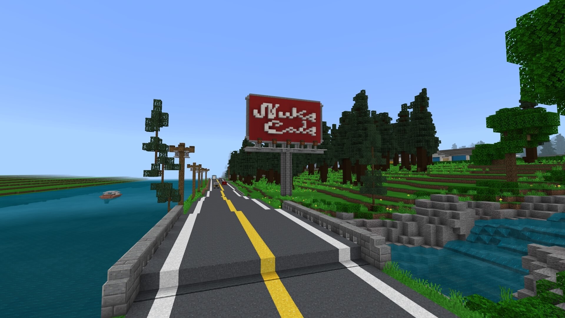 Fallout 4 Nuka Cola Billboard Minecraft Map