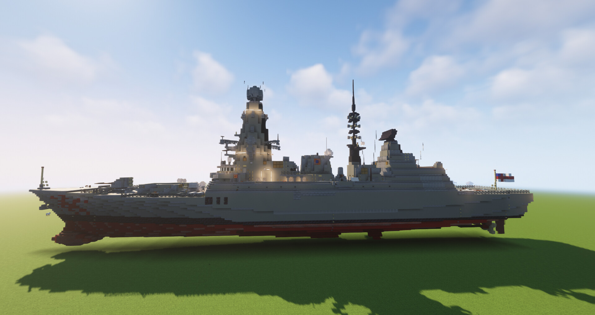 Type-45 Daring Class Destroyer Minecraft Map