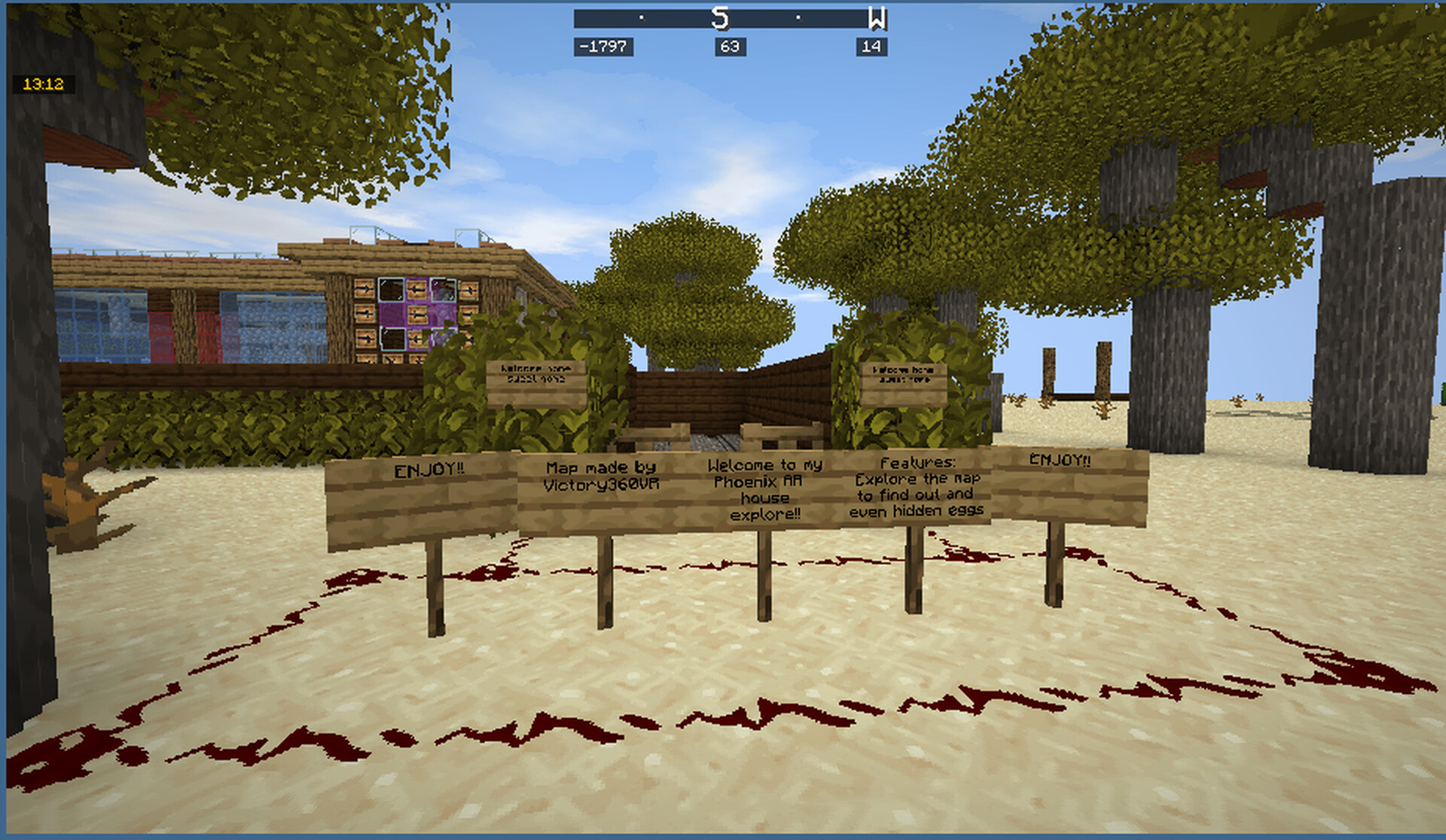 Phoenix house map Minecraft Map