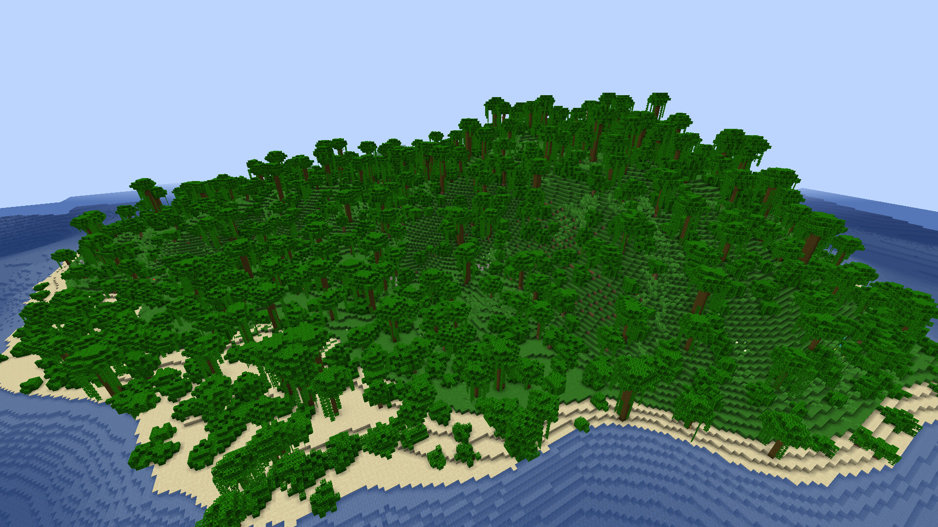 Tropical Island Group Minecraft Map