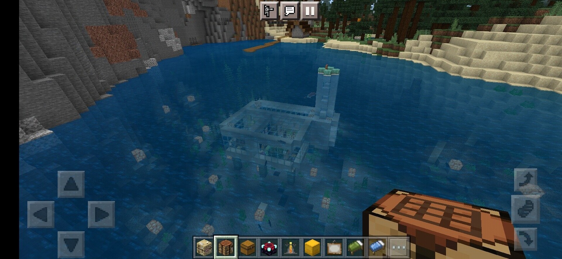 Underwater house Minecraft Map