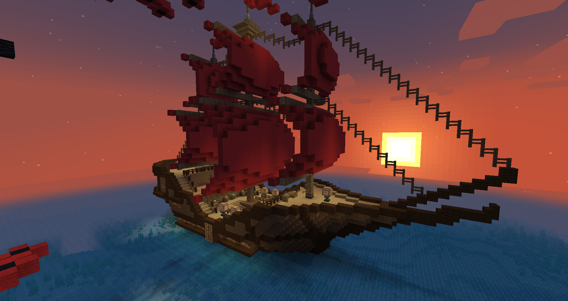 Ultimate PvP map: Ship Fight! Minecraft Map