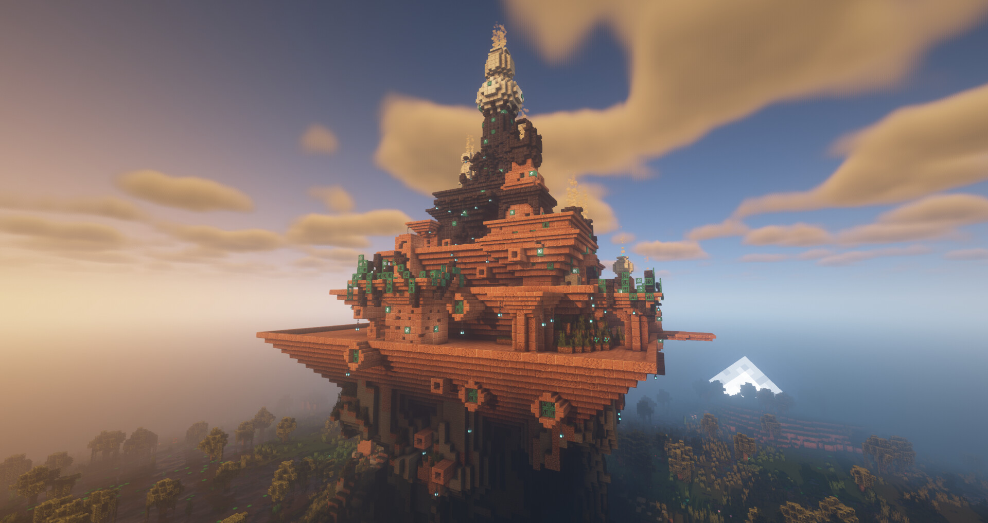 Castle, Asylum Style City by QbaQ, HoMM IV inspiration Minecraft Map