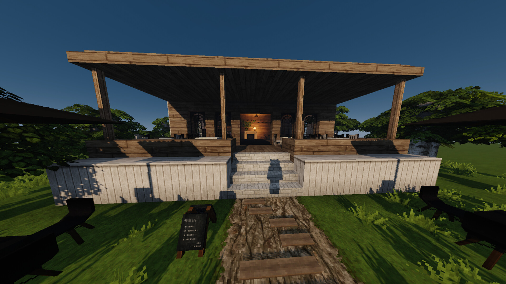 Aesthetic Brown Cafe | Cocricot Mod | Minecraft Map